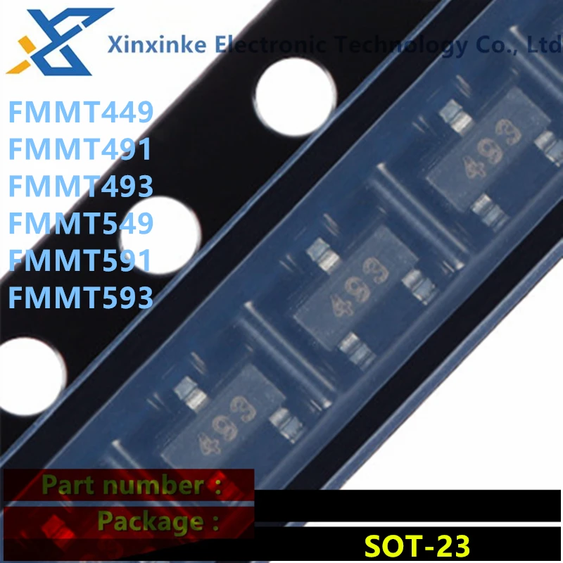 50PCS-SMD-Transistor-FMMT449-FMMT491-FMMT493-FMMT549-FMMT591-FMMT593 ...