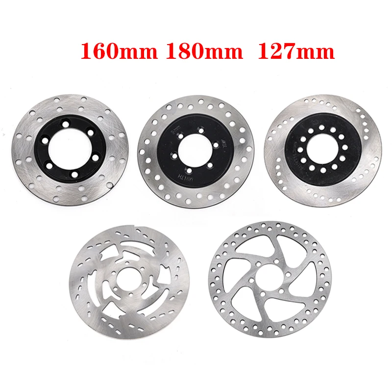 127mm 160mm 180mm Front Rear Brake Disc plate For 110cc 125cc 150cc ...