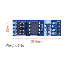 New At24c256 24c02 24c04 24c256 I2c Interface Eeprom Memory Module Wavgat - Integrated Circuits ...