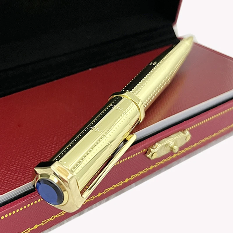 Lanlan-Classic-Octagon-Luxury-Ballpoint-Pen-Silver-Golden-Clip-With ...