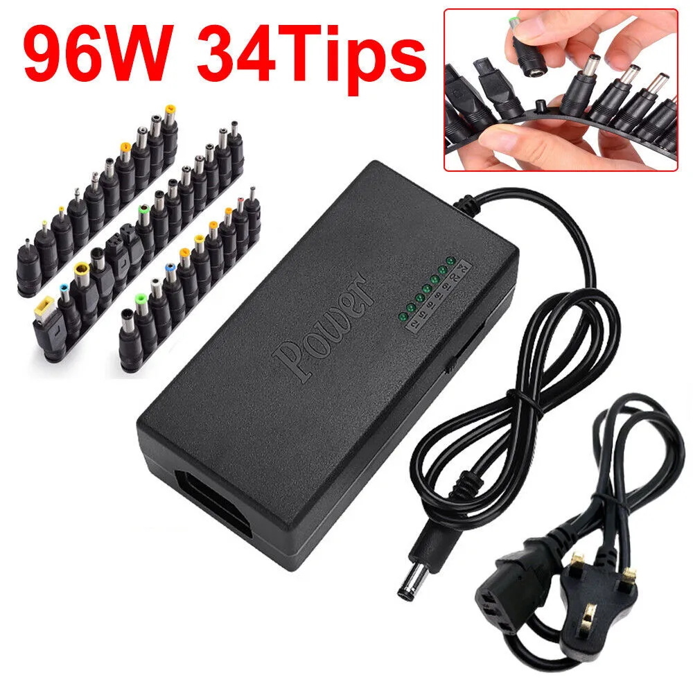 34-Tips-Universal-96W-Power-Supply-Adapter-Charger-for-PC-Laptop ...