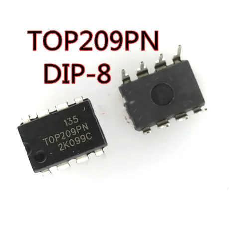 10PCS/LOT TOP209P TOP209PN TOP209 DIP-8 Power management chip New In ...