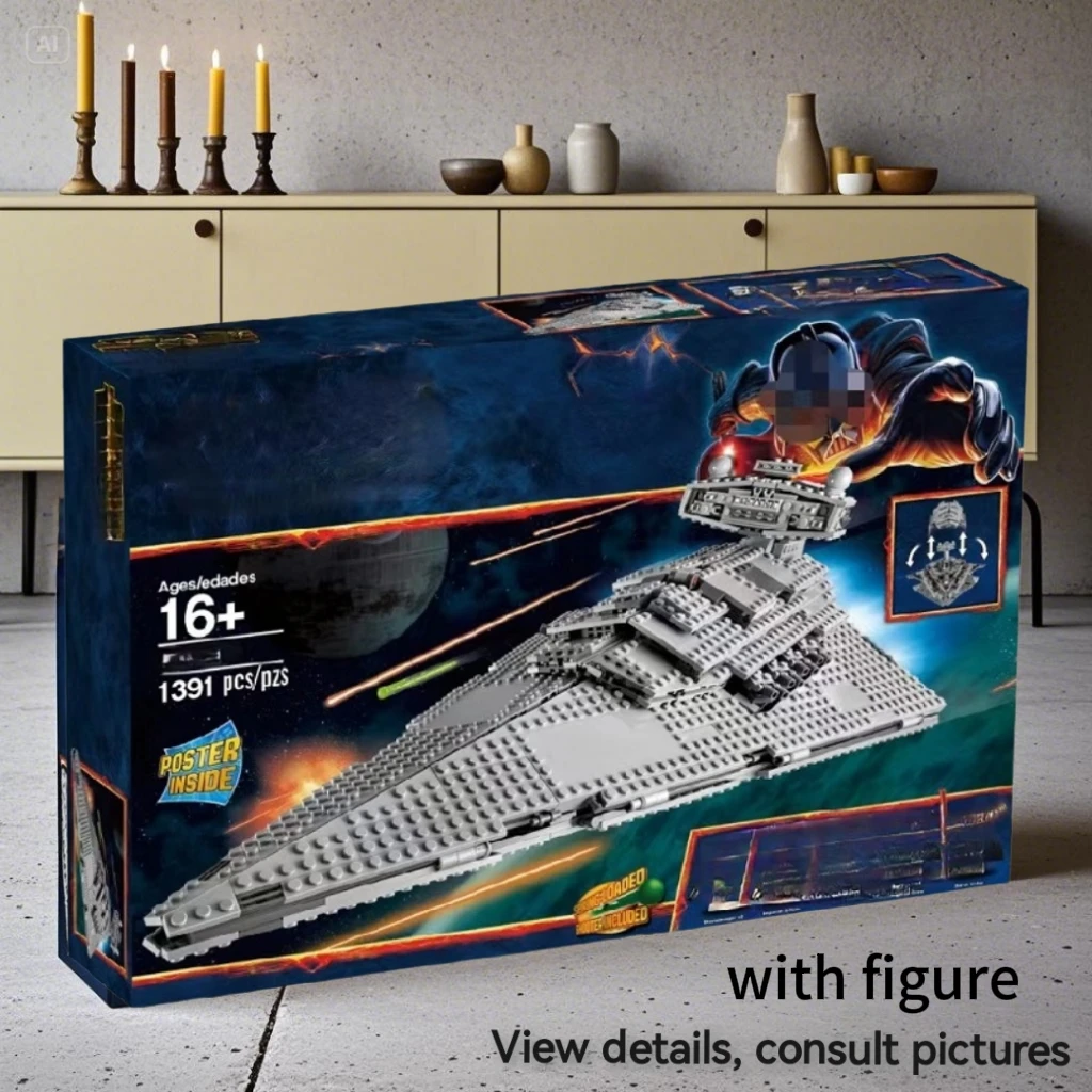 With Original Box 1359 PCS Imperial Star Destroyer Building Blocks ...