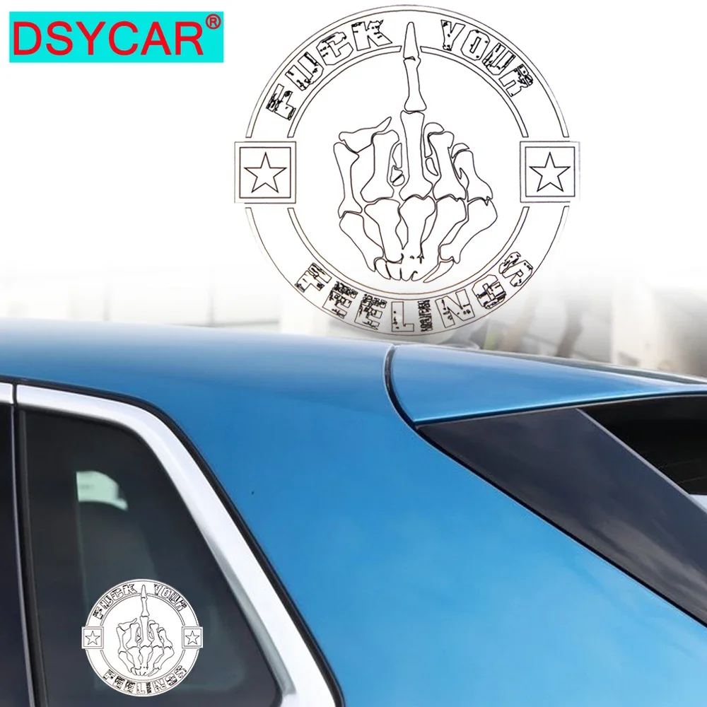 DSYCAR-1Pcs-Middle-Finger-Decal-Stickers-Middle-Finger-Decal-Sticker ...