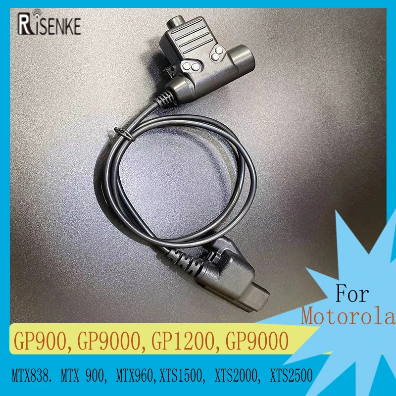 Sistema PTT U94 para Peltor Comtac/MSA Sordin Compatible con Motorola ...