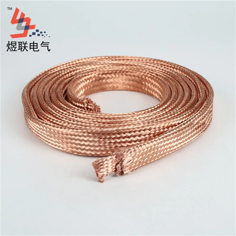 1M Pure Copper Braid Knitted Mesh Anti-interference1.5mm/2.5mm/ 4mm/6mm ...