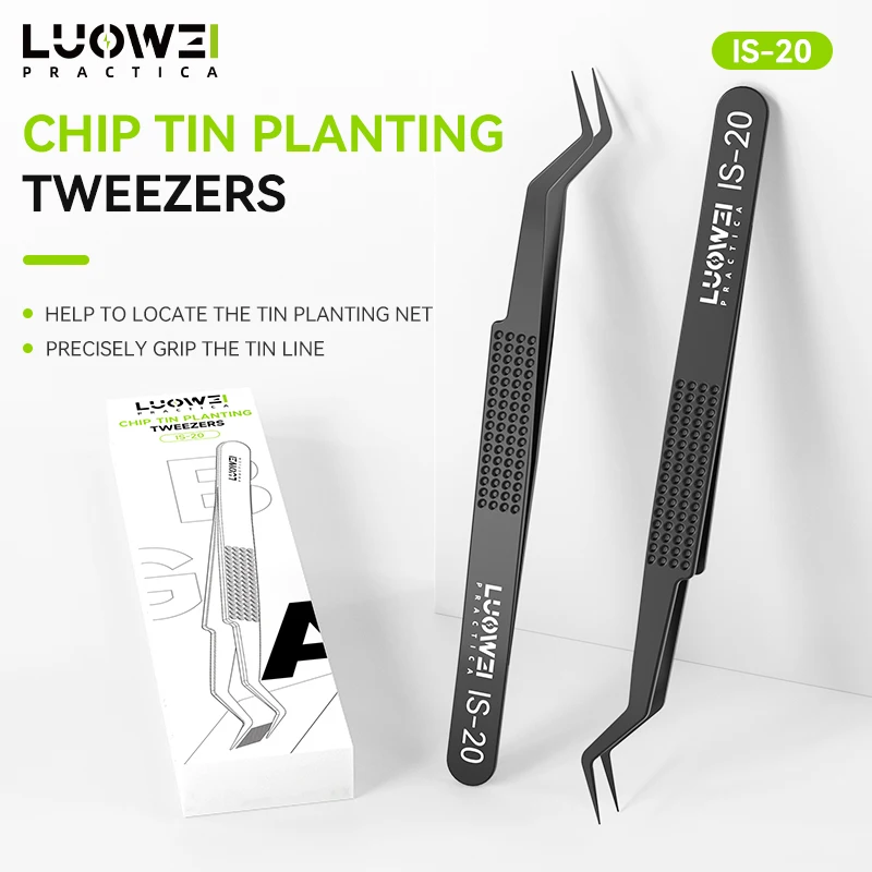 Luowei-IS-20-IC-Chip-Soldering-Tweezers-Super-Hard-Tweezer-For-Tin ...