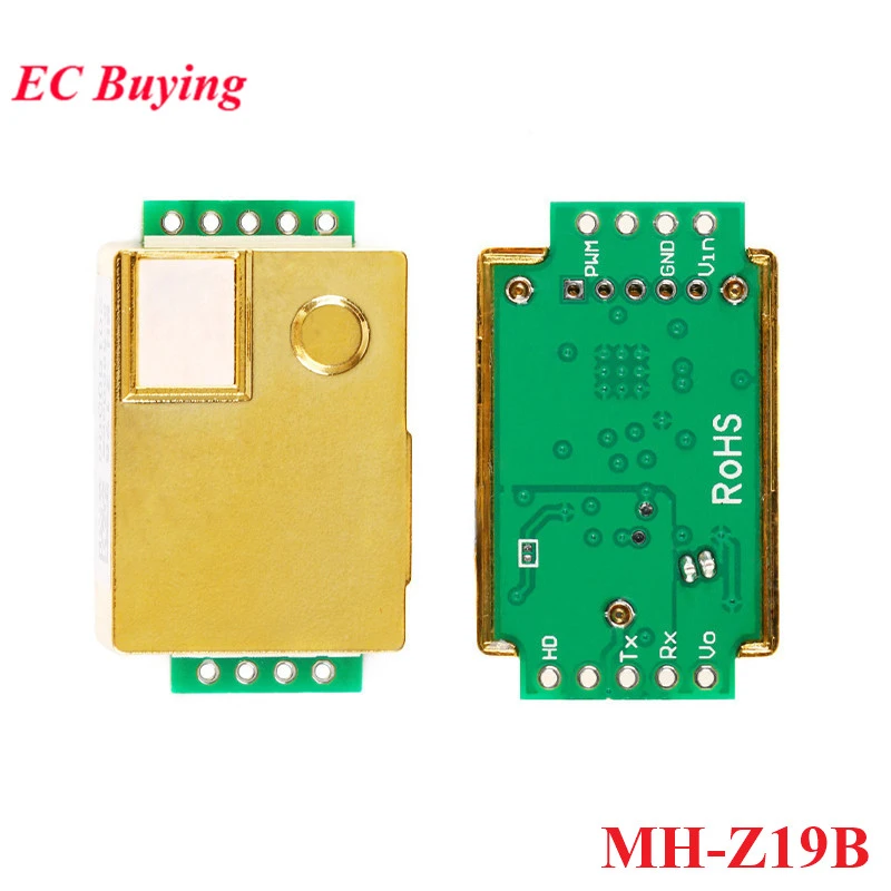 MH Z19 MH Z19B MH Z19E Infrared CO2 Sensor CO 2 Monitor Carbon Dioxide Gas Sensor Module 400 ...