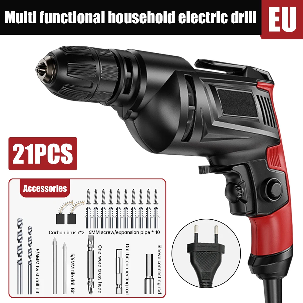 Multi-Functional-Household-Electric-Drill-3000RPM-Adjustable-Speed-Wood ...
