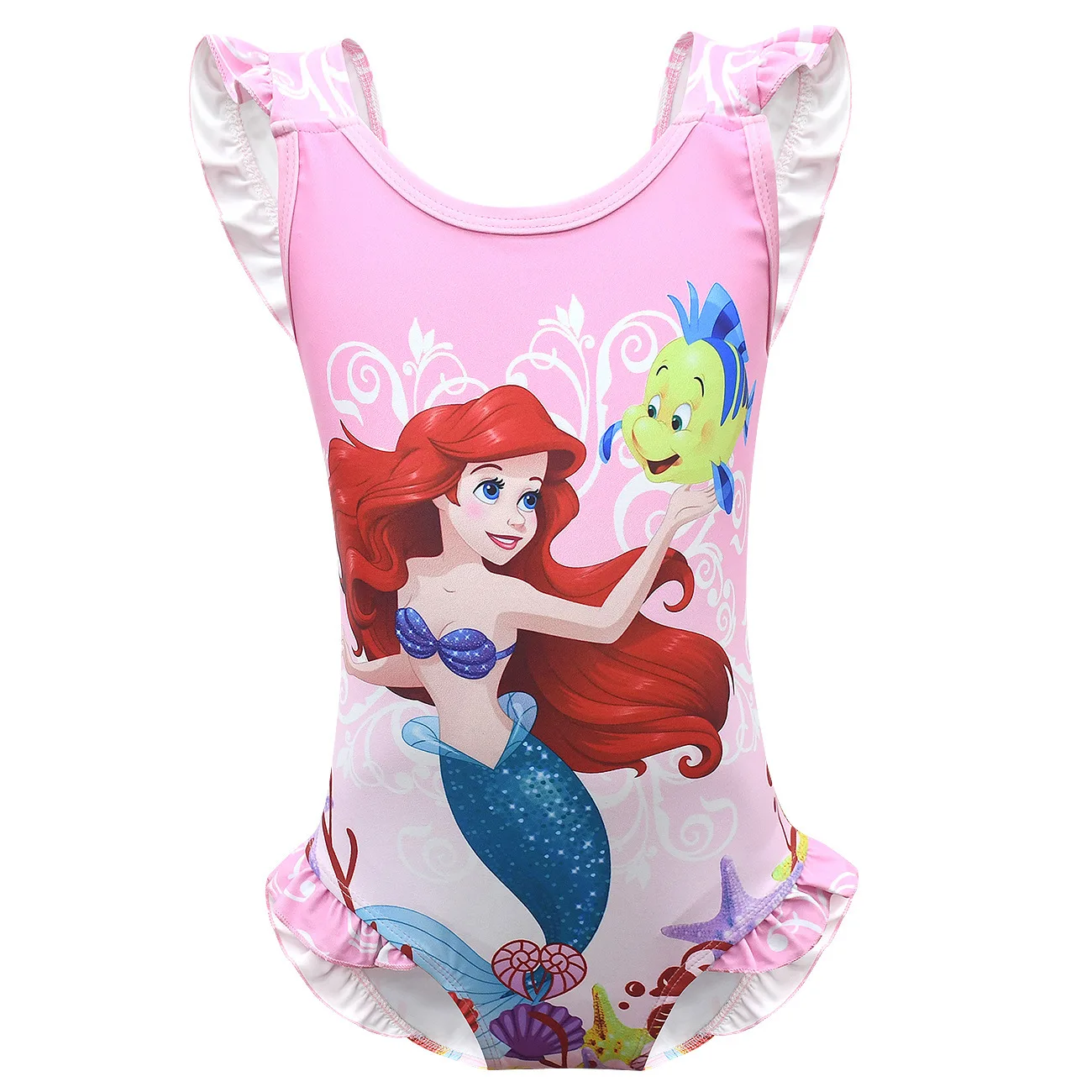 Girls-Princess-Swimsuit-Little-Mermaid-Swiming-Girl-Swimwear-Mermaid ...