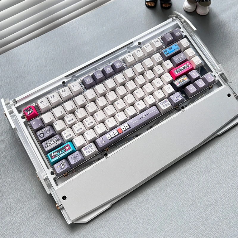 ECHOME-Vintage-Tape-Theme-Keycap-Set-PBT-Custom-Retro-Keyboard-Cap ...