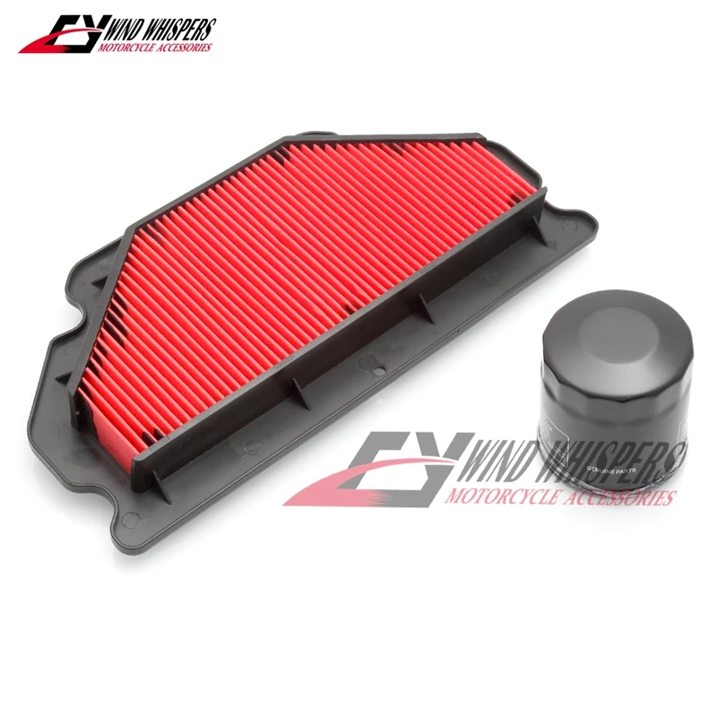 Motorcycle Oil Filter Air Intake Filter Cleaner For Kawasaki Ninja ZX ...