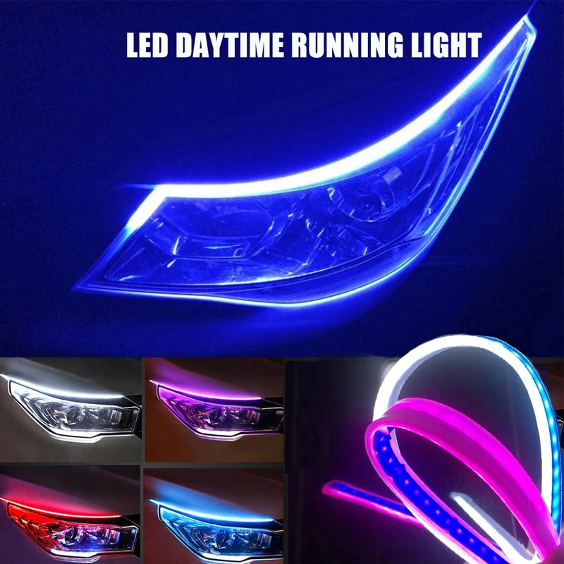 2pcs-Car-Daytime-Running-Lights-LED-Start-Scan-Universal-Daylight-Turn ...