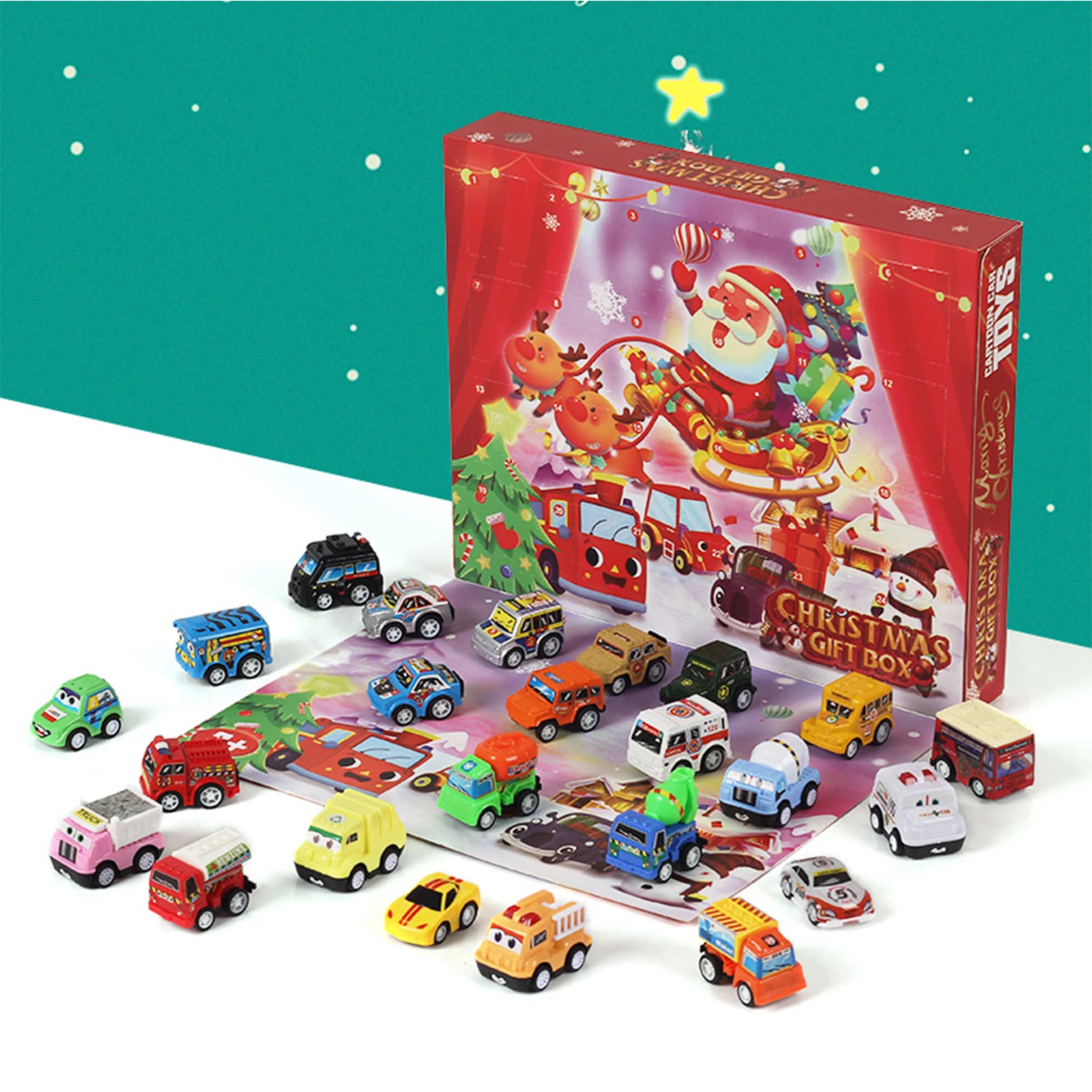 Cars-Advent-Calendar-24-Days-Countdown-Calendar-Pull-Back-Vehicle-Toy ...