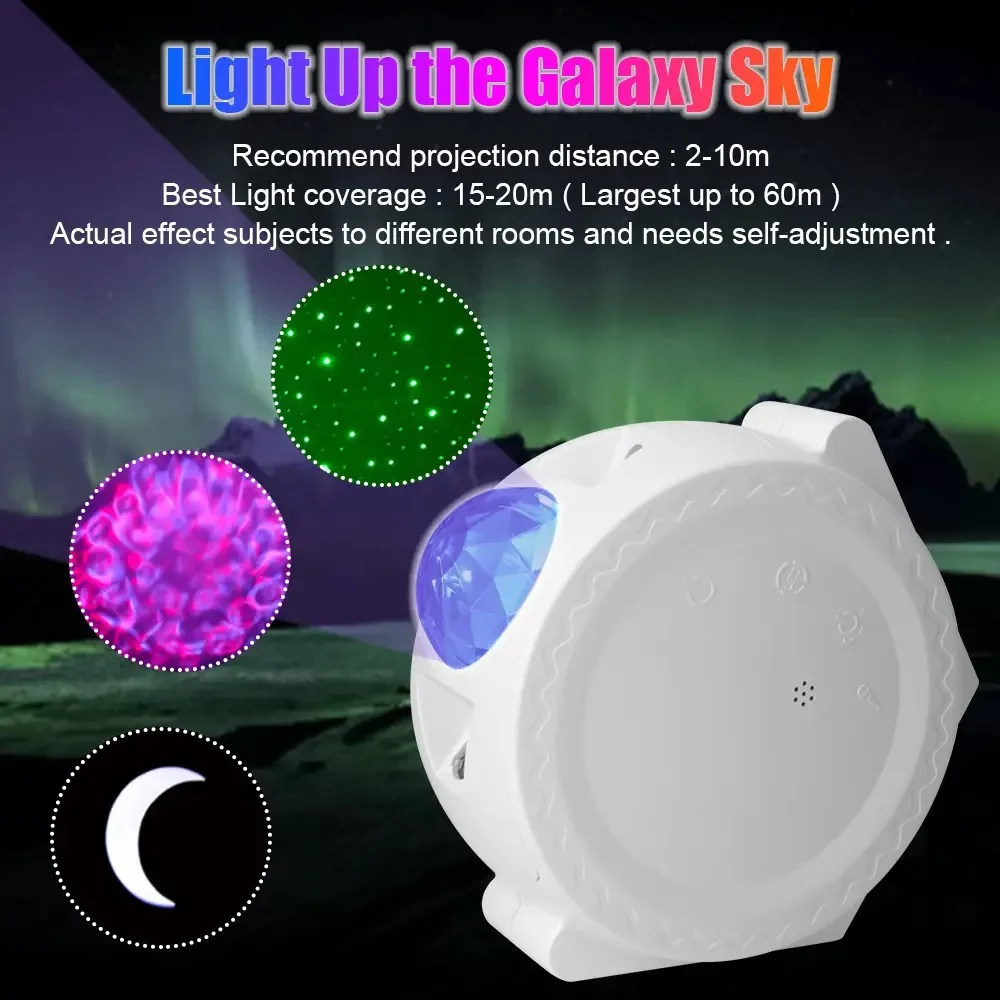 Smart-Starry-Sky-Projector-Galaxy-Projector-3in1-Night-Light-Ocean ...