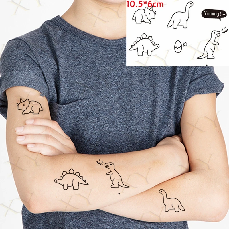Cute Dinosaur Tattoo