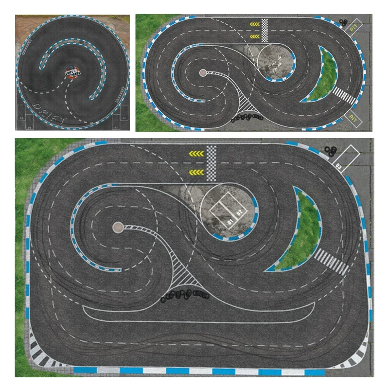 RC-Car-Simulation-Race-Track-Drift-Runway-Racetrack-for-1-28-1-24-MINI ...