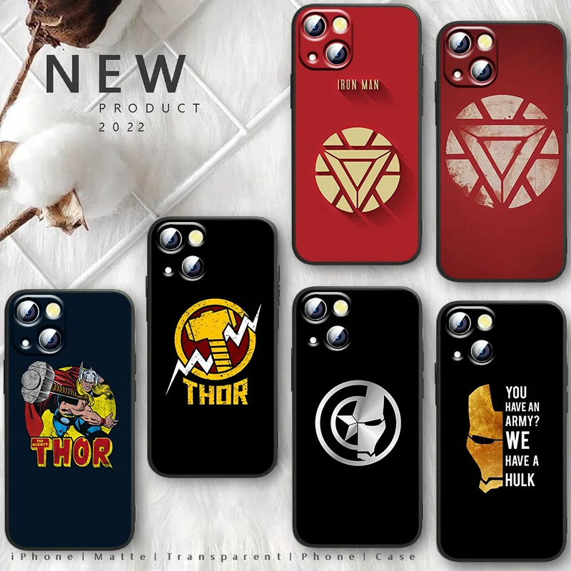 Phone Cases M Avengers Symbol Thor Iron Man Avengers Inspired Printed ...