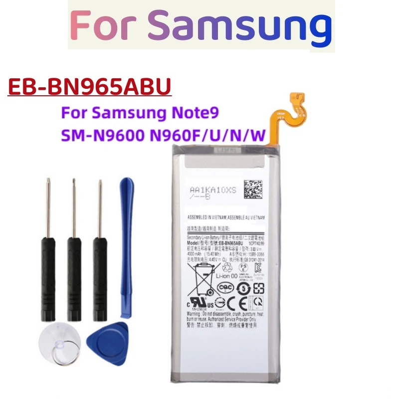EB-BN965ABU-Battery-For-Samsung-Galaxy-Note-9-N9600-SM-N9600-N960-N960U ...