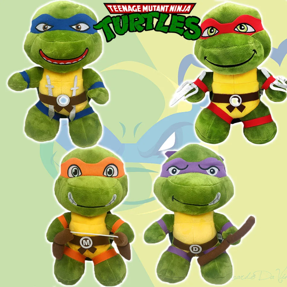 Bonecas-de-pel-cia-Tartarugas-Ninja-Infantil-TMNT-Leo-Rafa-Mike-Don ...