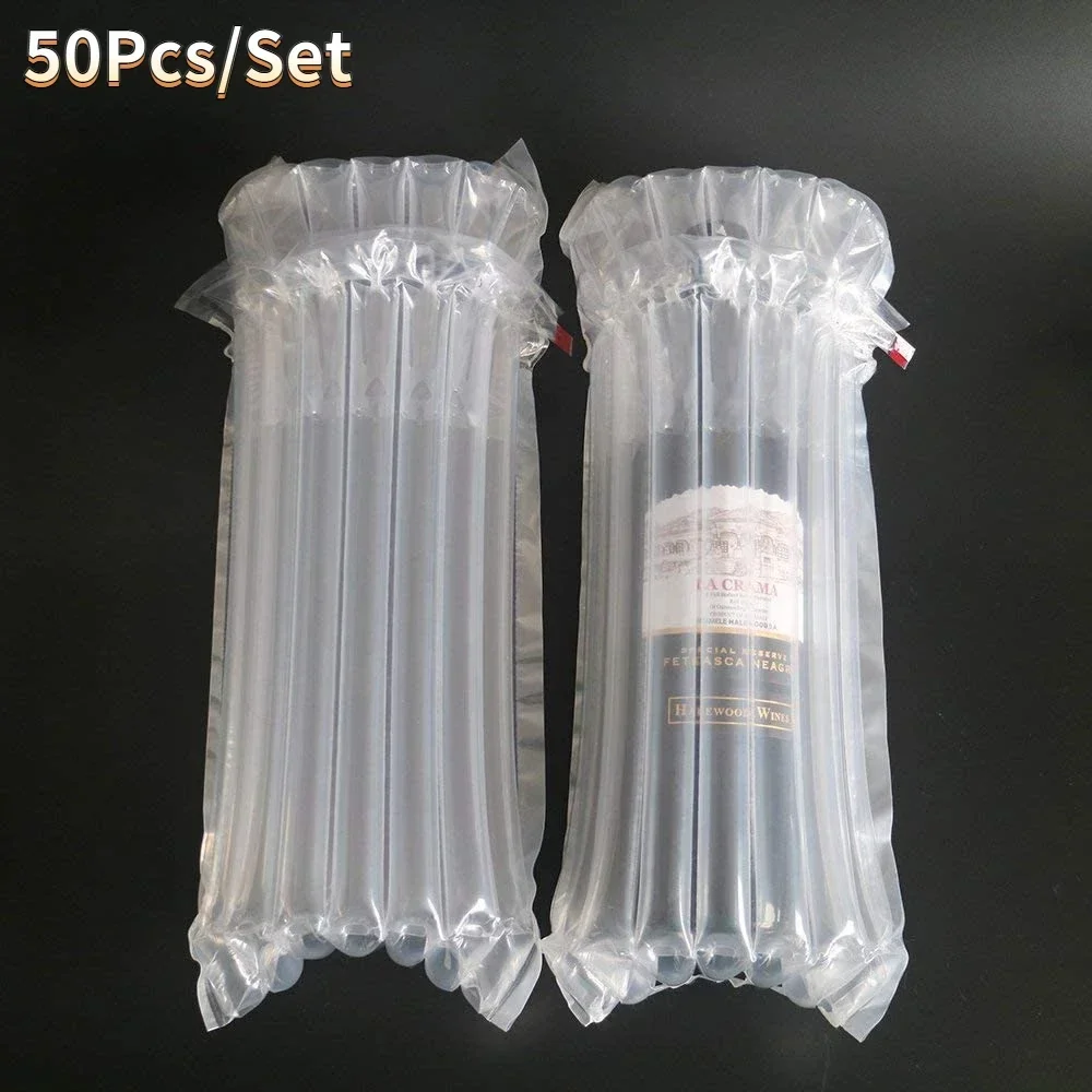 50Pcs-Set-Wine-Bottle-Protector-Bubble-Bags-Air-Column-Buffer-Bubble ...