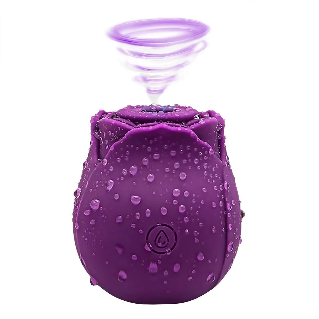 Flower Shape Vagina Sucking Vibrator Intimate Nipple Sucker Oral ...