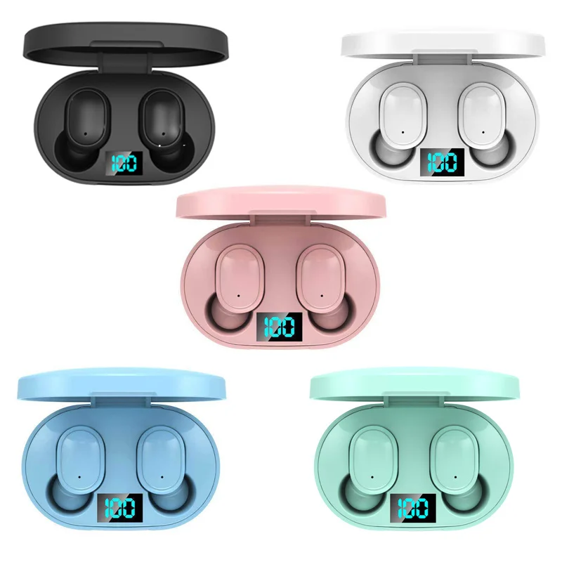 Tws e6s bluetooth fones de ouvido sem fio para xiaomi redmi cancelamento ruído com microfone a6s ...