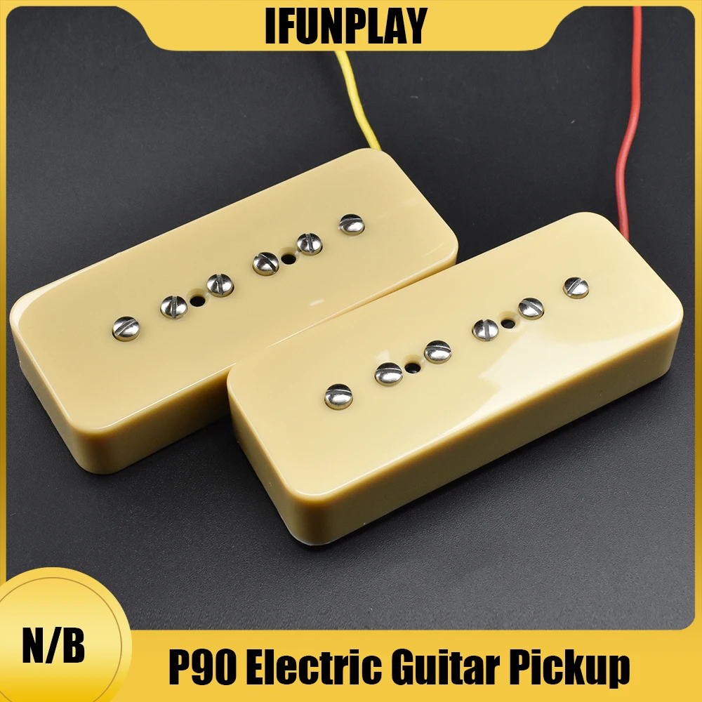 1Pcs-P90-Electric-Guitar-Pickup-Neck-Bridge-Pickups-50mm-52mm-Pole ...