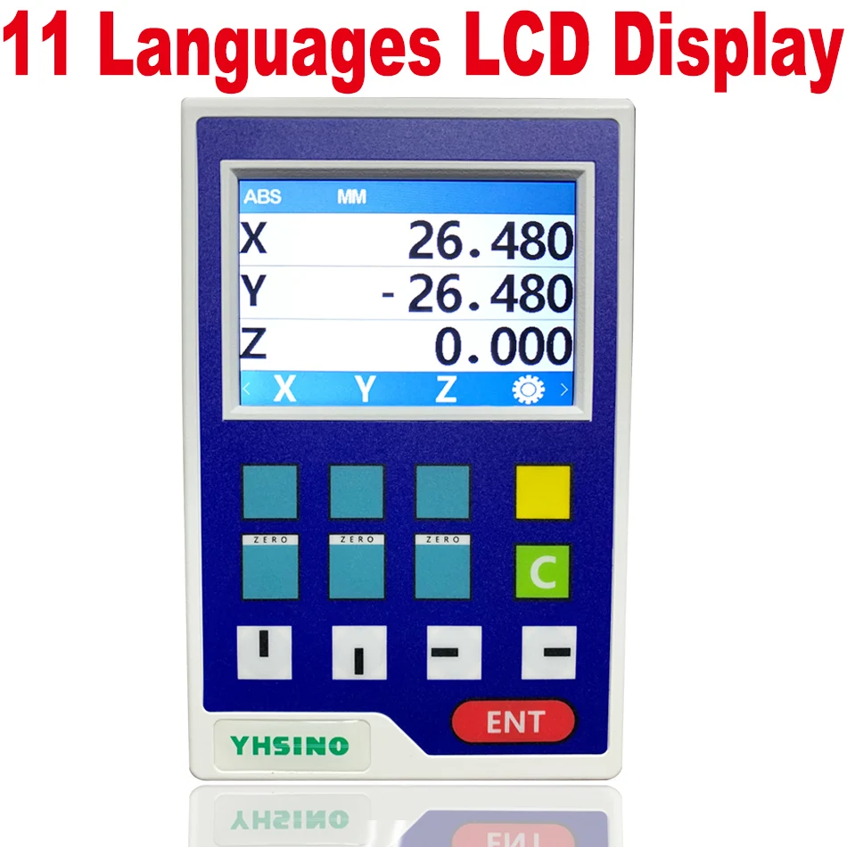 Mini Lathe LCD DRO YH800-3A Set 11 Languages Digital Readout Display Fast Ship