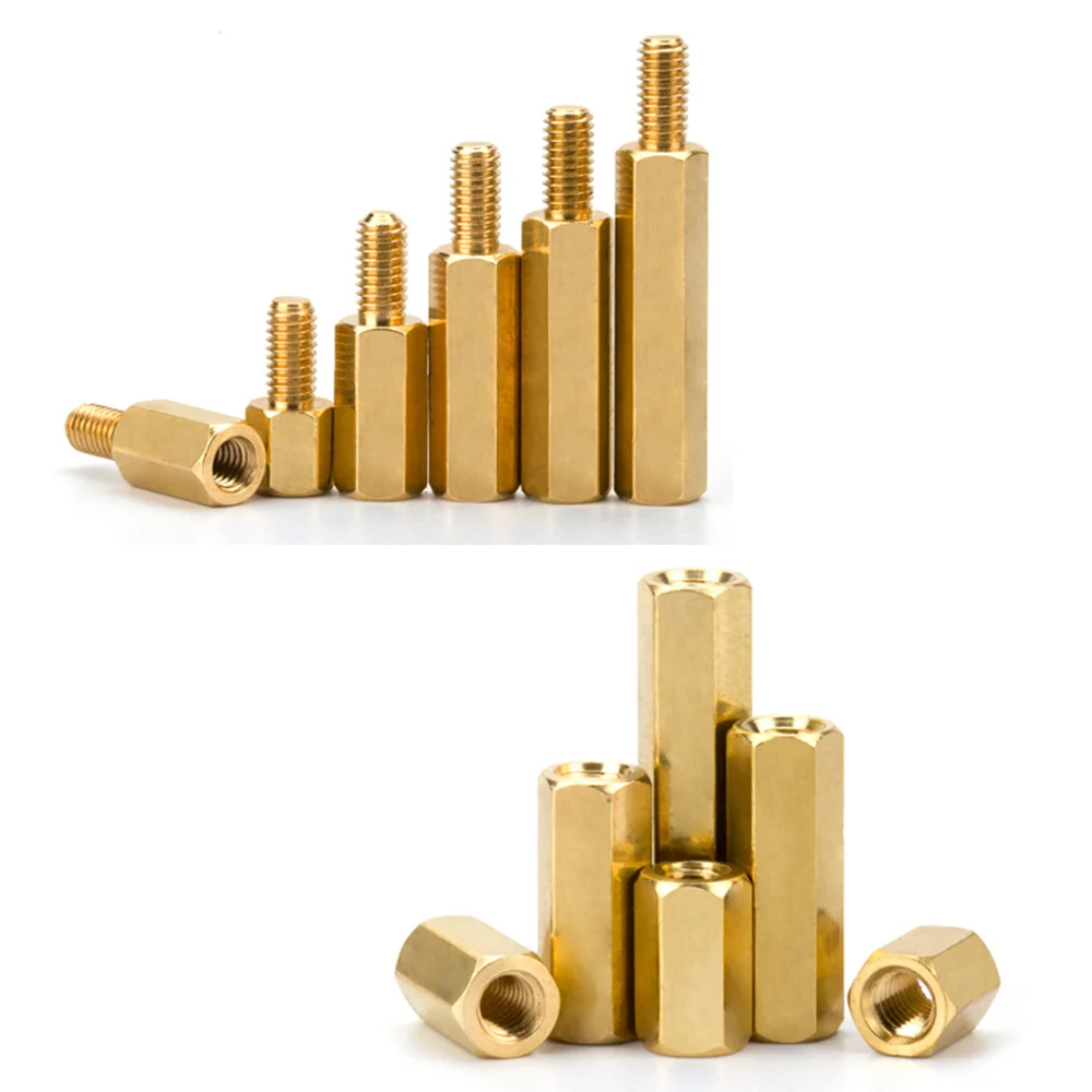 M2-M2-5-M3-M4-M5-Hexagonal-Copper-Standoff-for-PCB-Circuit-Boards-and ...