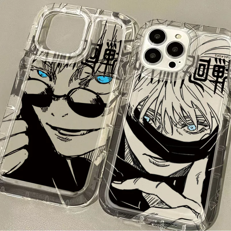 Jujutsu-Kaisen-Gojo-Satoru-Seele-funda-transparente-para-iPhone-16-15 ...