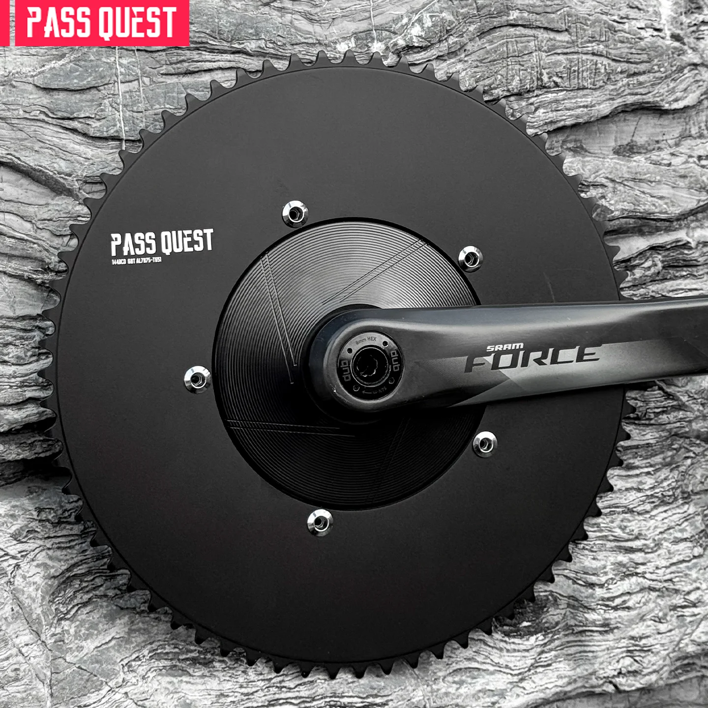 Para bicicletas de pista bicicletas de piñón fijo 70T 144mmBCD nuevo ...