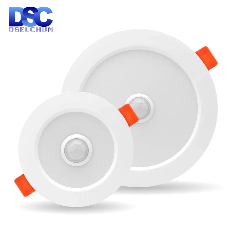 2pcs/lot Led Downlight 5W 7W 9W 220V PIR Motion Sensor Ceiling Light 2. ...