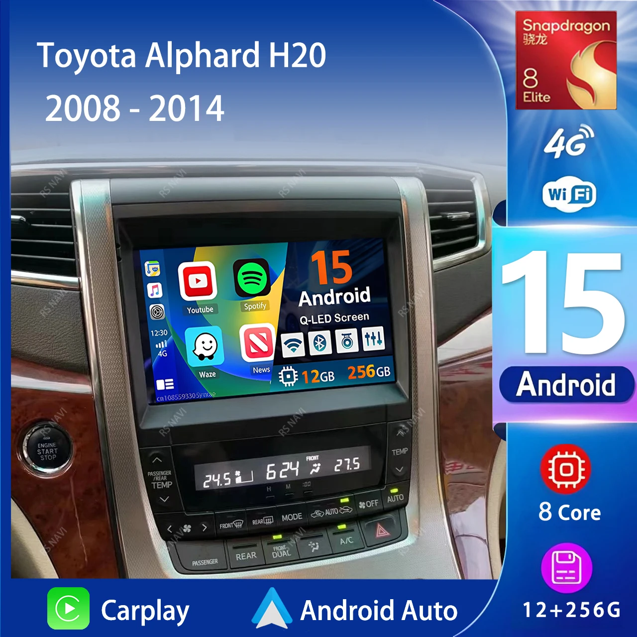 Alphard Player Review: The Ultimate Android 15 CarPlay System for ...