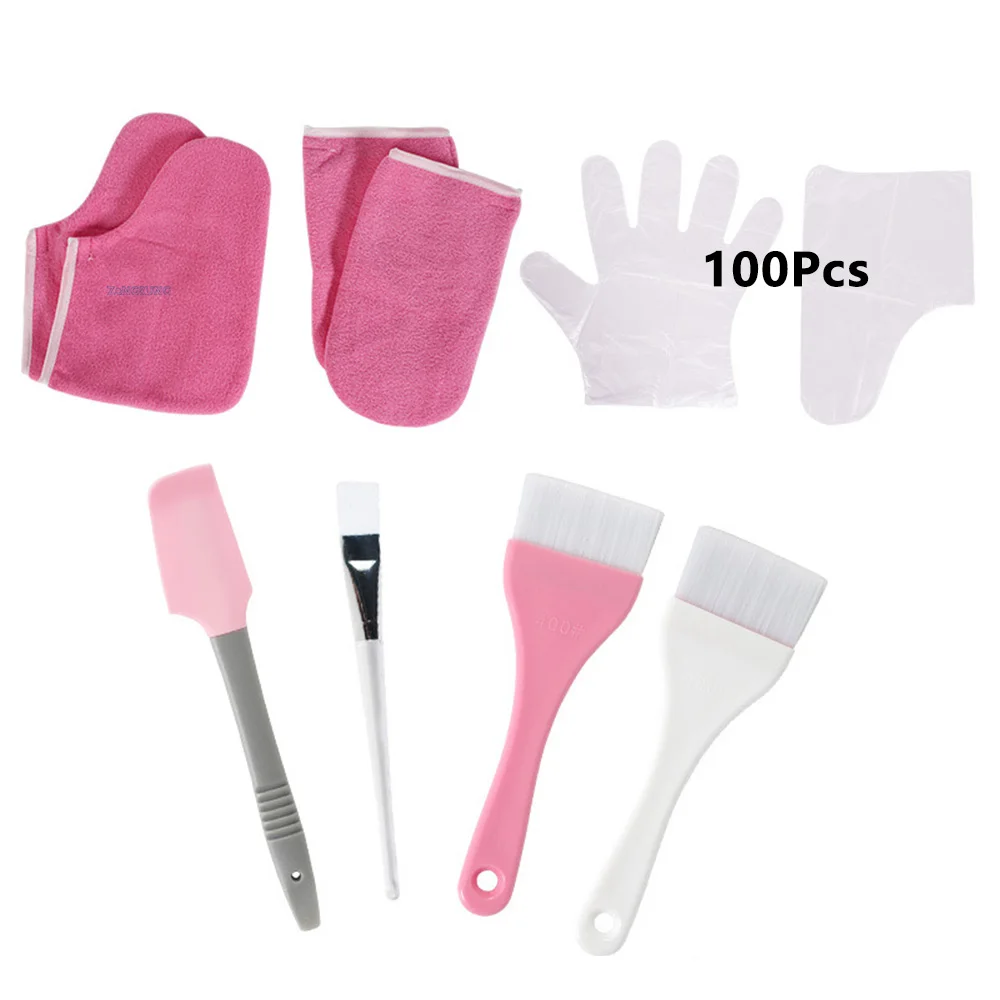 Paraffin-Wax-Spa-Kit-for-Hand-and-Foot-Cotton-Glove-Wax-Brush-Plastic ...