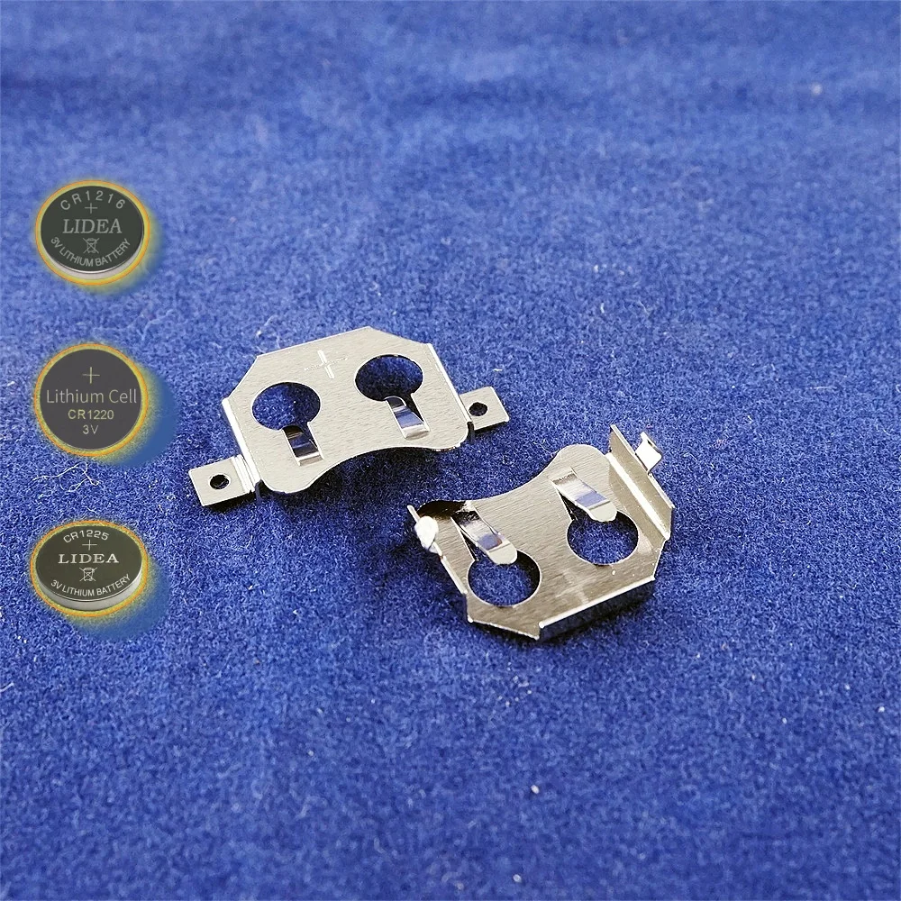 10-100-PCS-CR1225-CR1220-CR1216-Battery-Button-Cell-Holder-SMT-Through ...