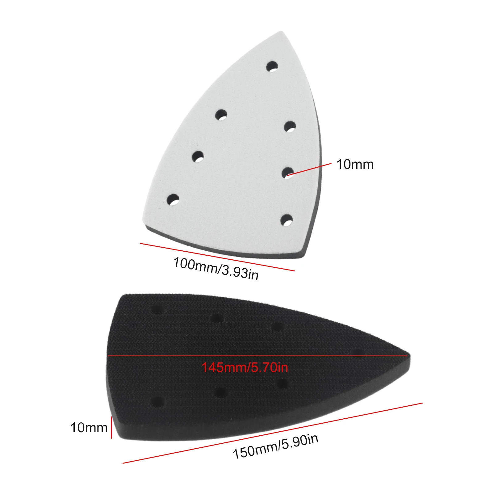 Triangle Sanding Pads Sanding Pad Backup Plate PU Foam Sanding Pad ...