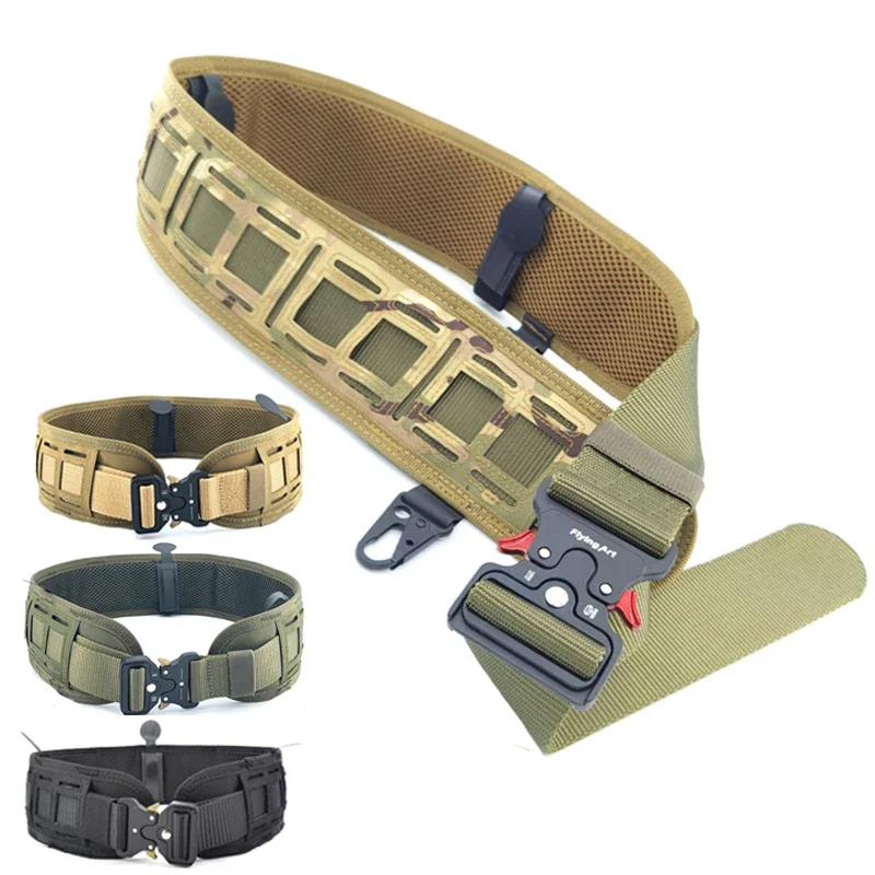 Outdoor-Tactical-Belt-Men-CS-Army-Combat-Belt-Military-Gear-Hunting-War ...