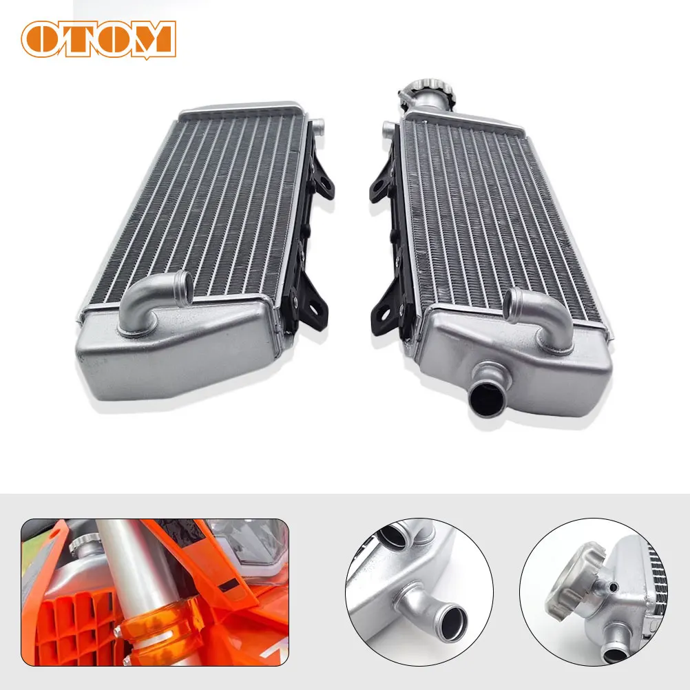 OTOM-Motorcycle-Radiator-Cooler-Cooling-Water-Tank-Pit-Dirt-Bike ...