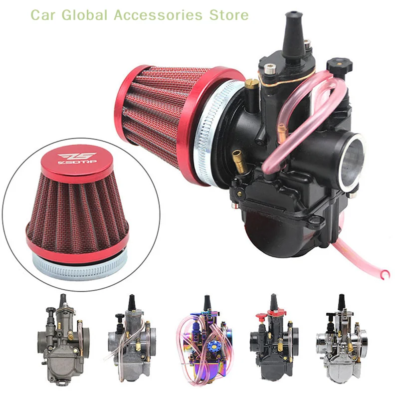 Motorcycle-Air-Filter-35-38-42-45-50-55-58mm-Universal-Fit-For-50cc ...
