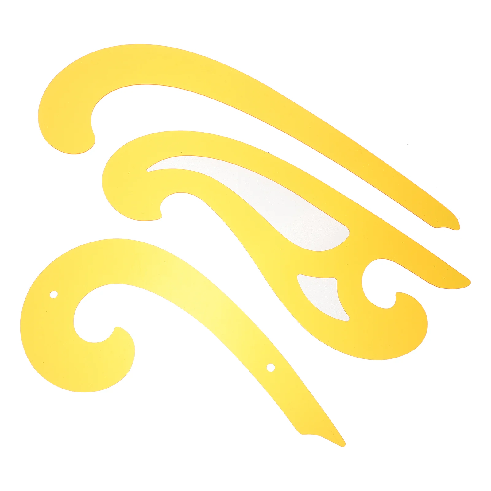 Curva-francesa-e-r-gua-modelo-Set-Desenho-Stencils-modelo-para ...