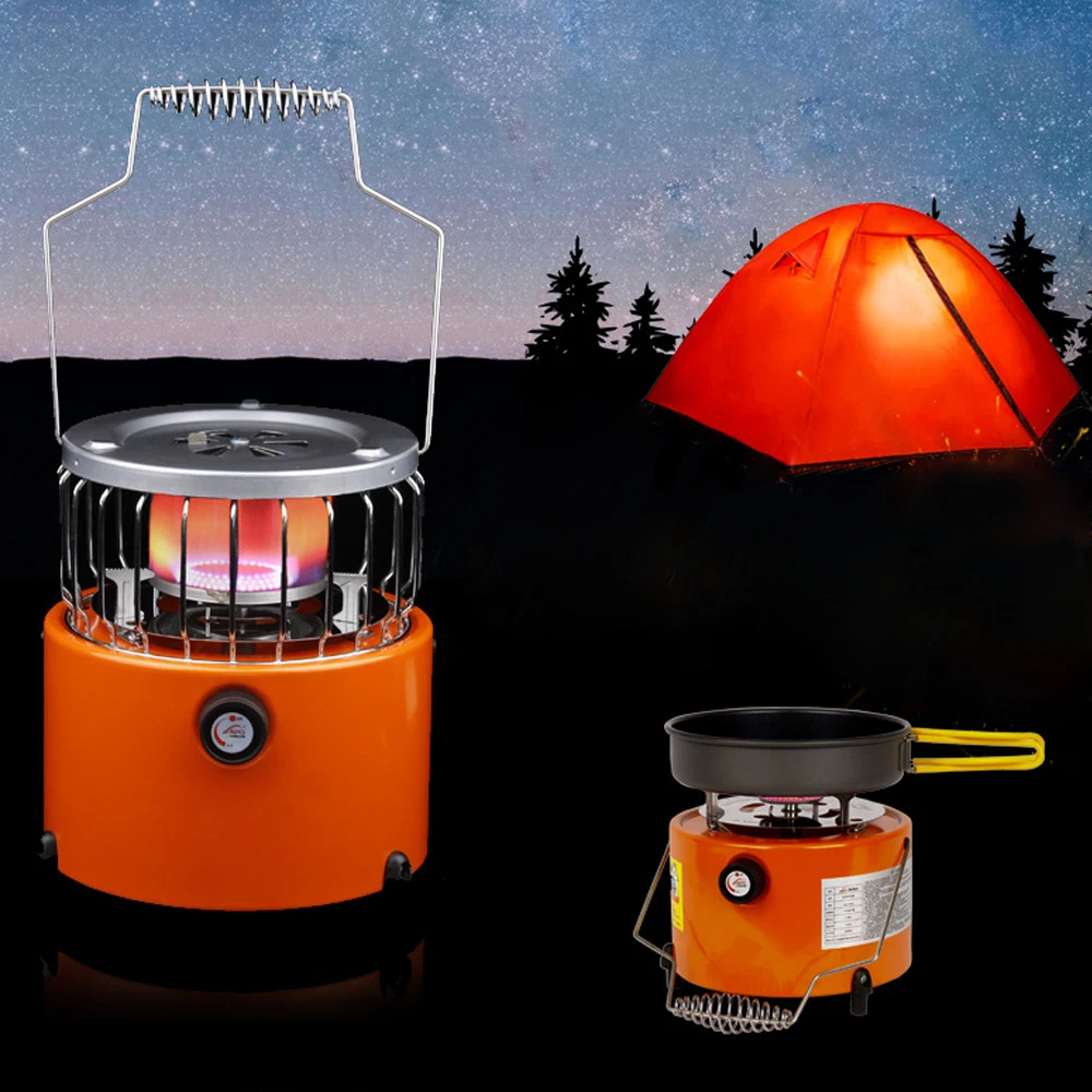 2-In-1-2000W-Portable-Heater-Camping-Stove-Heating-Cooker-For-Cooking ...