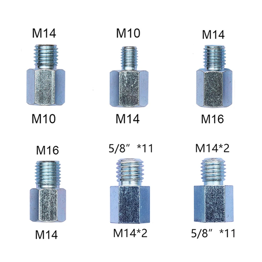 M10 ~ M14 ~ M16 ~ 5/8 앵글 그라인더 나사 어댑터 폴리셔 인터페이스 커넥터, 컨버터 나사 다이아몬드 코어 비트 ...