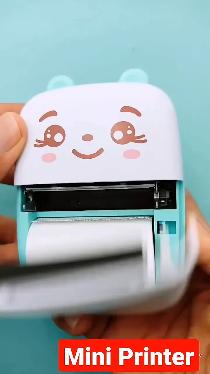 Mini Printer Portable, Pocket Thermal Printer, Bluetooth Wireless Smart ...