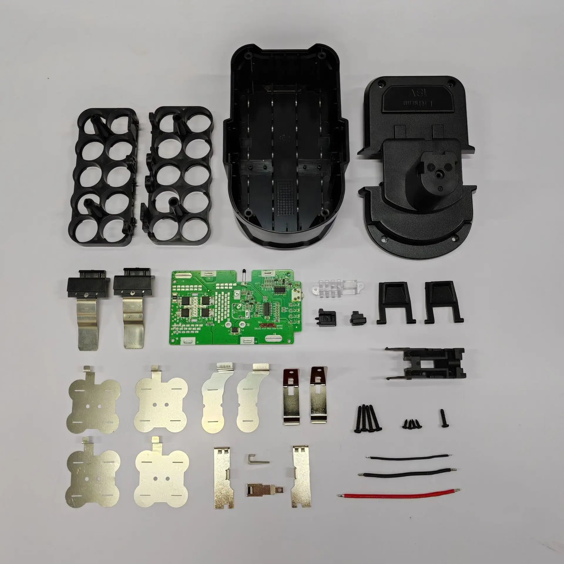 P108B 10*21700 Battery Plastic Case Charging Protection Circuit Board ...
