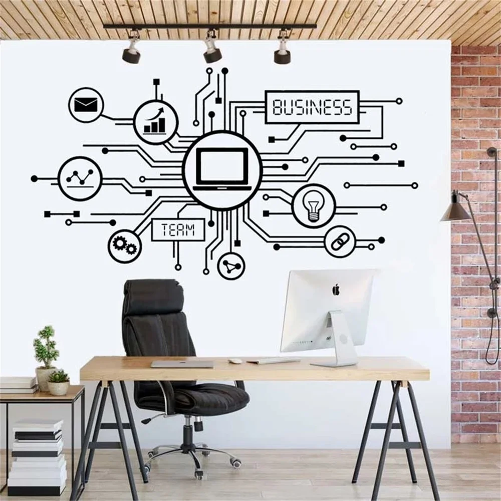 Fashion-Technology-Computer-Circuit-Diagram-Vinyl-Wall-Decal-Technology ...
