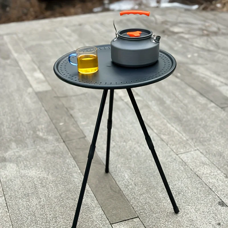 Portable-Camping-Round-Table-Small-Outdoor-Ultralight-Folding-Table ...