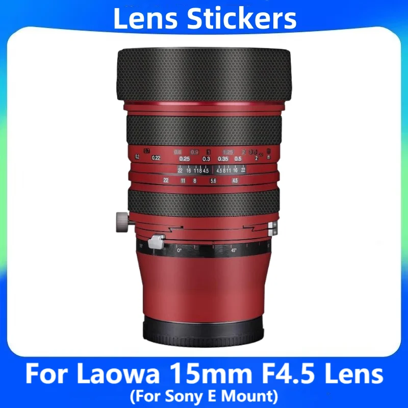For Laowa 15mm F4.5 （For Sony E Mount）Decal Skin Vinyl Wrap Film Camera ...