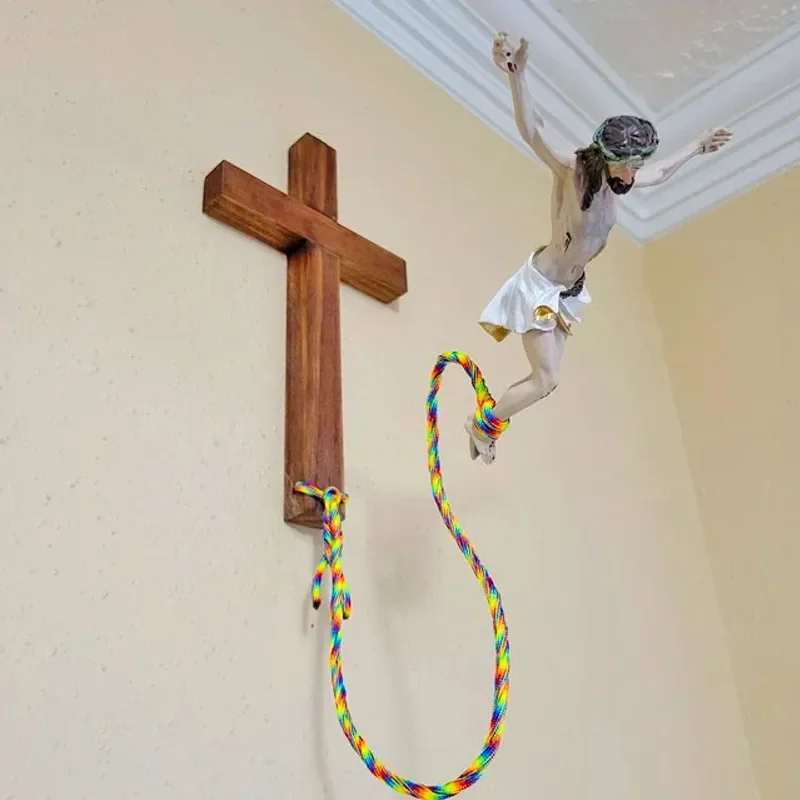 Bungee-Jumping-Jesus-Easter-Atmosphere-Decorative-Ornaments-Religious ...