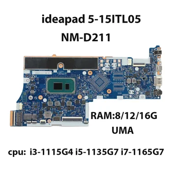 Laptop Motherboard For Lenovo ideapad 5-15ITL05 NM-D211 CPU：i3-1115G4 ...